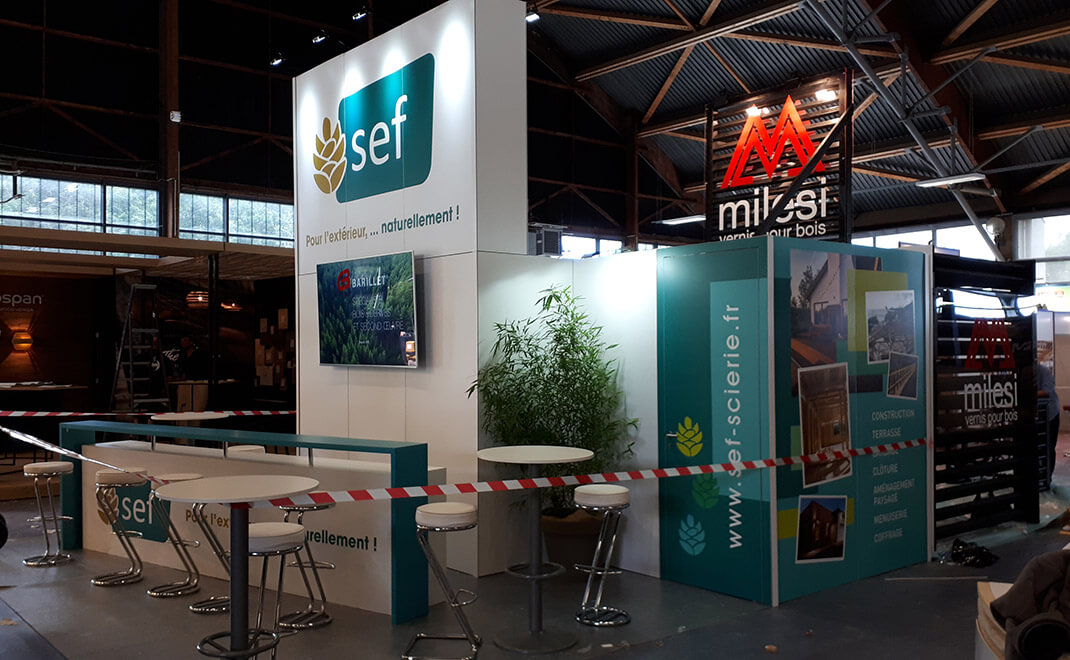 Création & location de stands modulaires d'exposition, standiste | Design-R