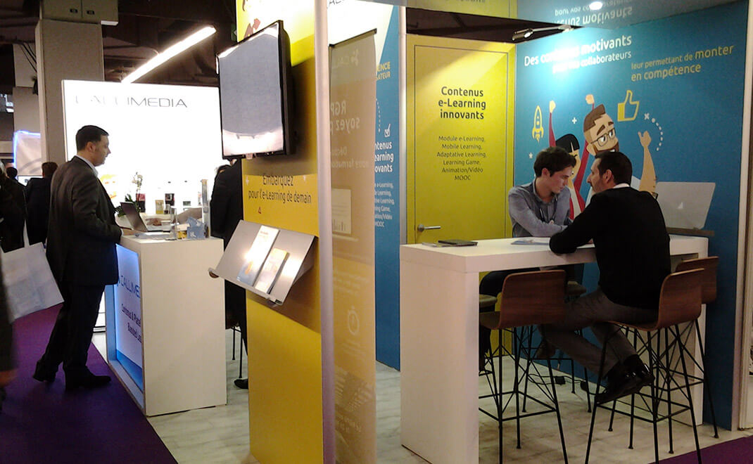 Création & location de stands modulaires d'exposition, standiste | Design-R