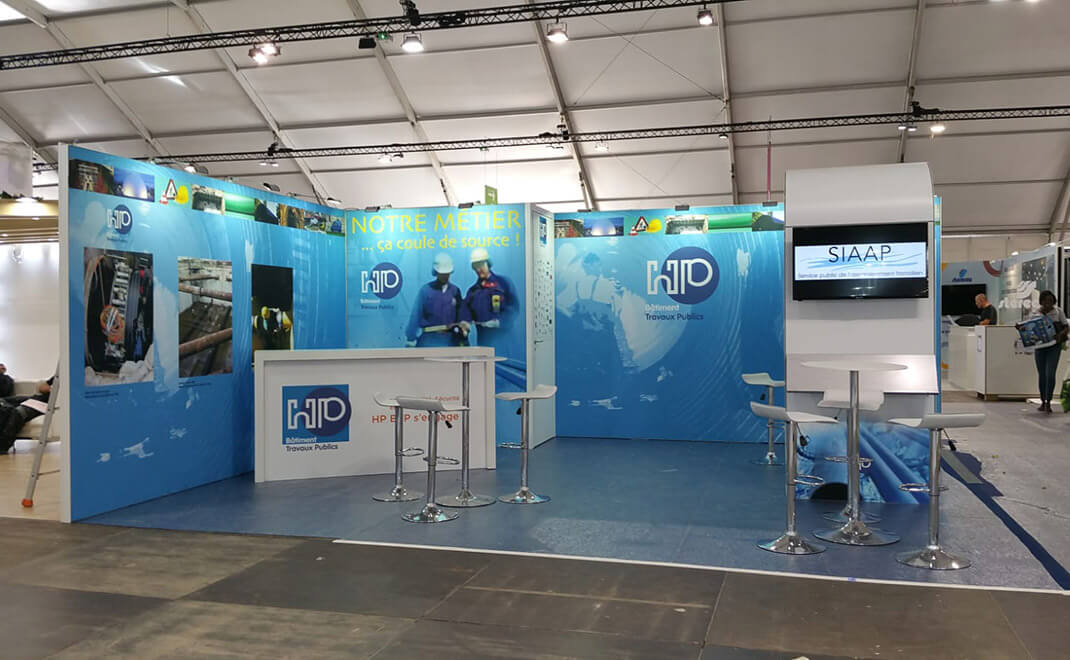 Création & location de stands modulaires d'exposition, standiste | Design-R